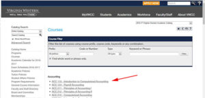 Course Outlines – Faculty & Staff Resources – Virginia Western ...